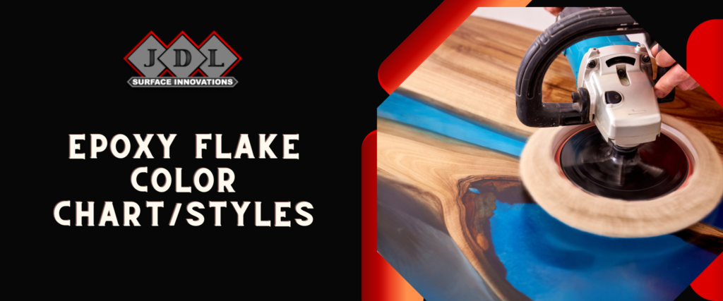 Epoxy Flake Color Chart/Styles - JDL Surface Innovations